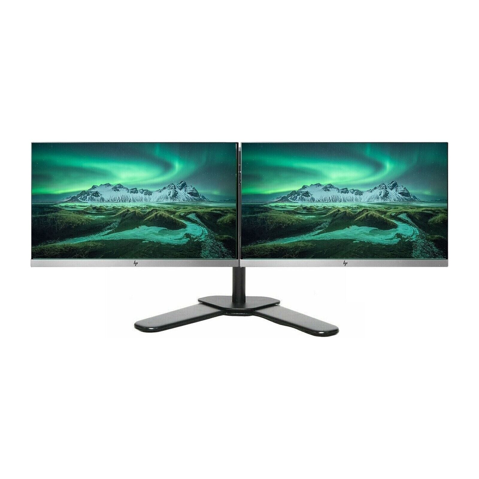 HP EliteDisplay E233 Dual Monitor Bundle 2x 23 HDMI DP IPS Full HD 1080p